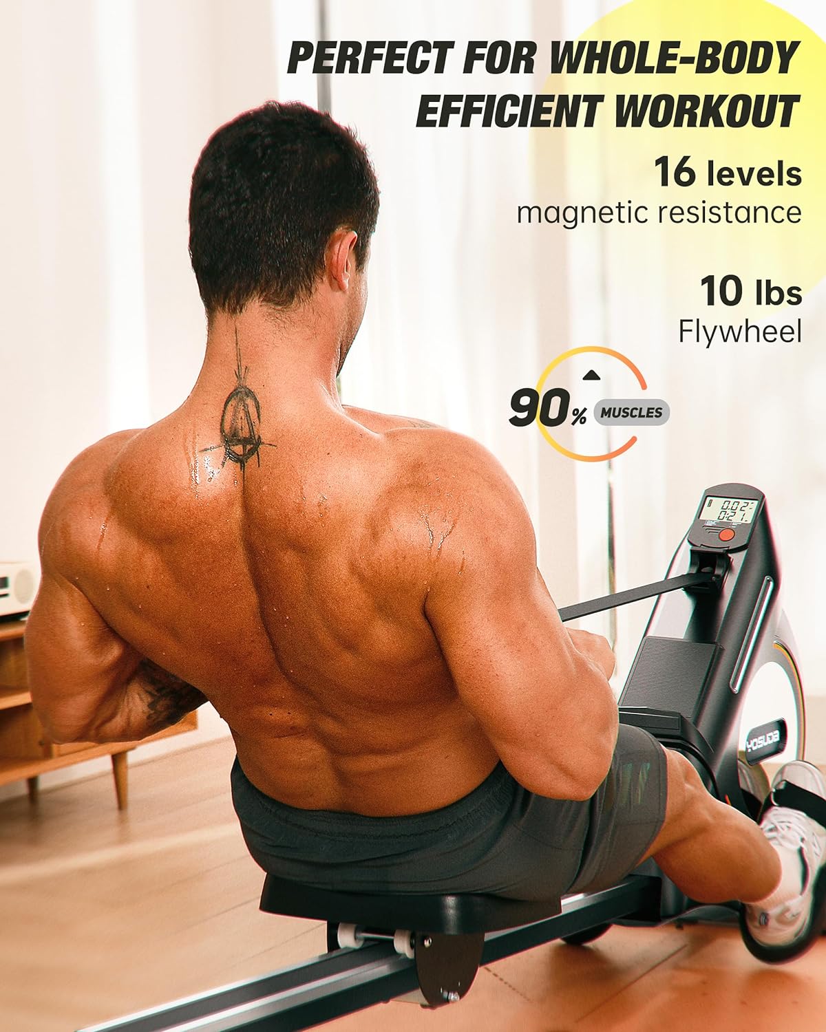 YOSUDA Magnetic Rowing Machine 350 LB Weight Capacity Review